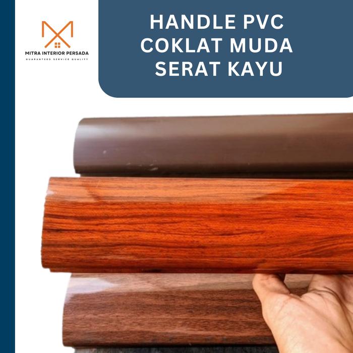 Jual Railing tangga kayu/Handrail tangga PVC/Profil kayu/Pegangan ...