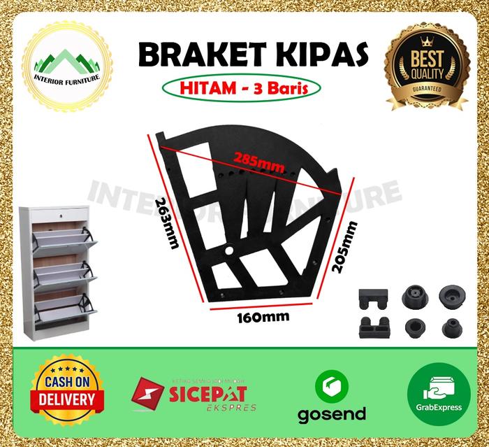 Jual Braket Rak Sepatu / Fitting Rak Sepatu Putar/Engsel Sepatu Kipas ...