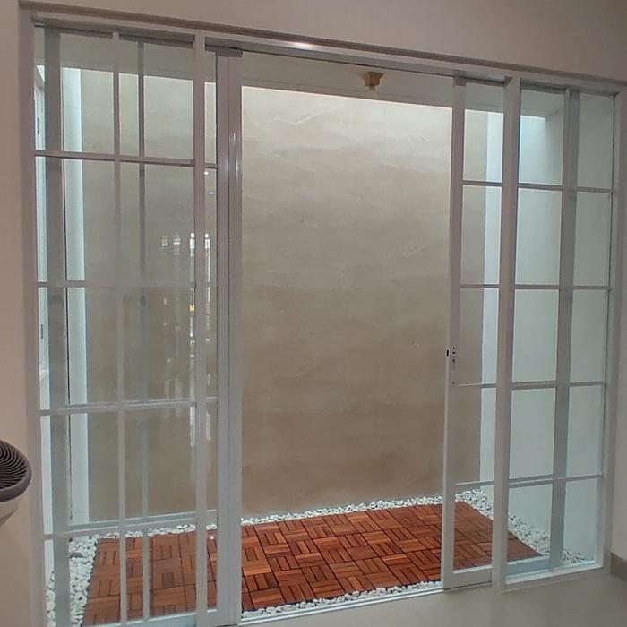 Jual pintu sliding Aluminium Double+kaca mati - Kota Tangerang - Jaya ...