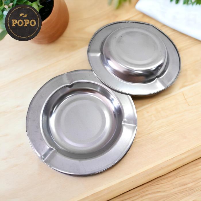 Jual Asbak Stainless Steel Besi Segi Empat Kotak - Bulat - Jakarta ...