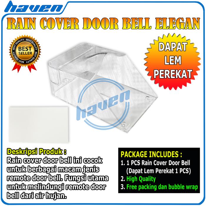Promo Rain Cover Tutup Pelindung Bel Pintu Rumah Door Bell Outdoor ...
