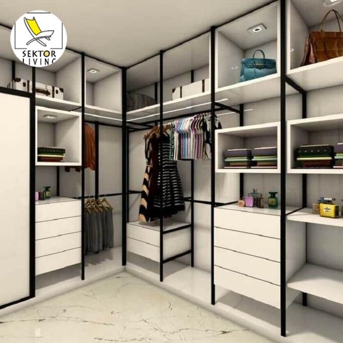 Jual Walkin Closet Wardrobe Lemari Rak Pakaian - Kota Tangerang ...