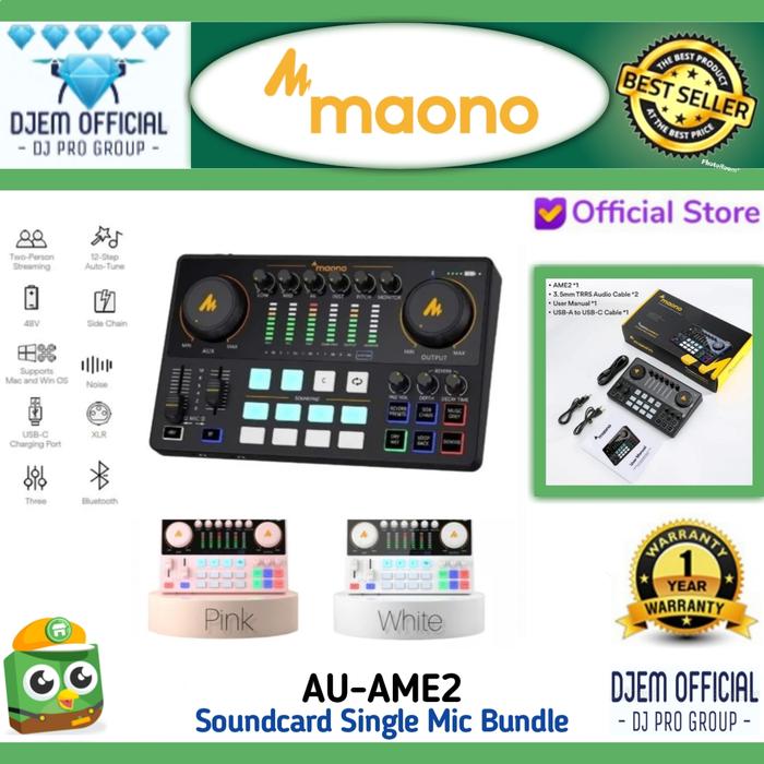 Jual Maonocaster Au-am E2 Ame2 Soundcard Mic Bundle Maono Am E2a Ame2a ...