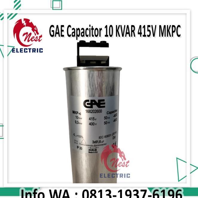 Jual Kapasitor Capacitor Bank GAE 10 KVAR 415V MKPC 3 Phase - Jakarta Pusat - Benicia Official ...