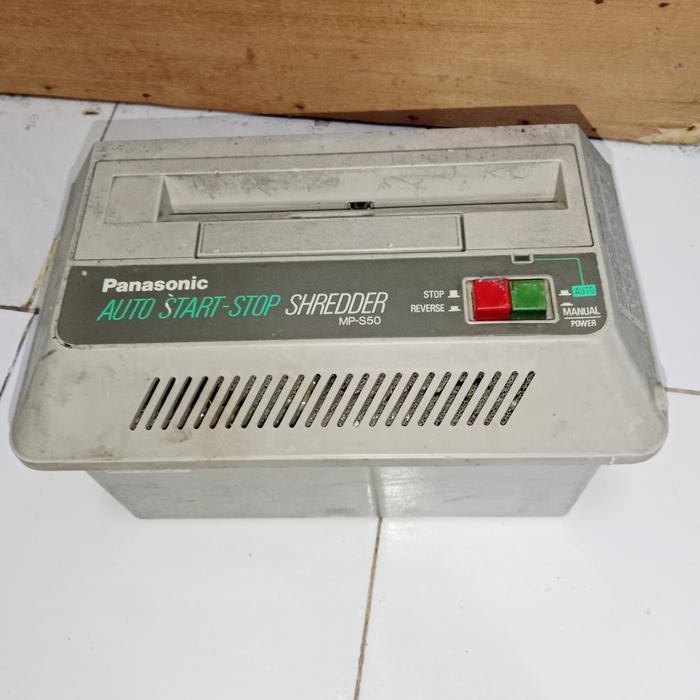 Jual mesin penghacur kertas paper Shreder model :MP-S50/220V 155W panasonic - Kota Surabaya ...