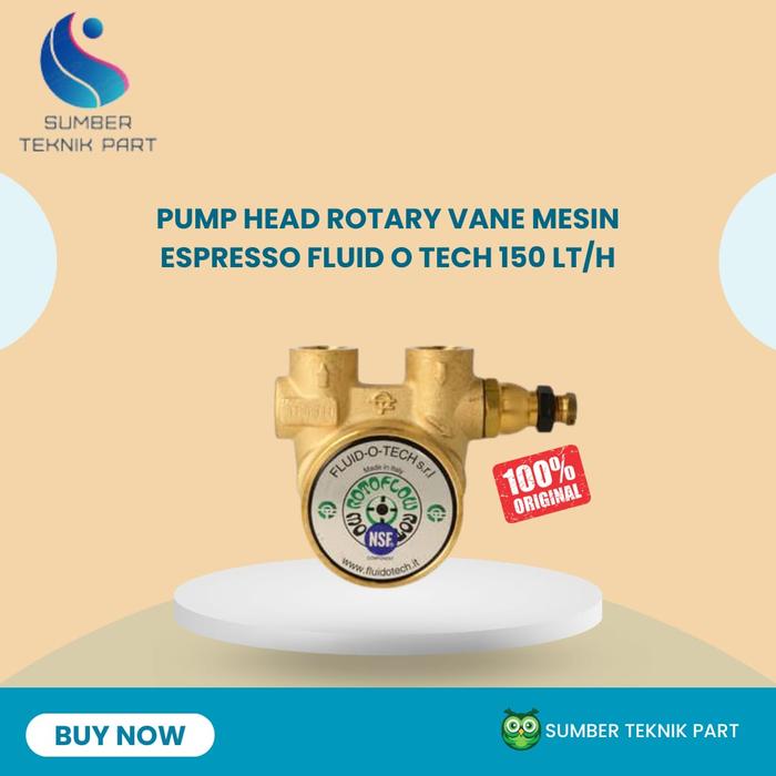 Jual PUMP HEAD ROTARY VANE MESIN ESPRESSO FLUID O TECH 150 LT/H - Kab. Bekasi - Sumber teknik ...