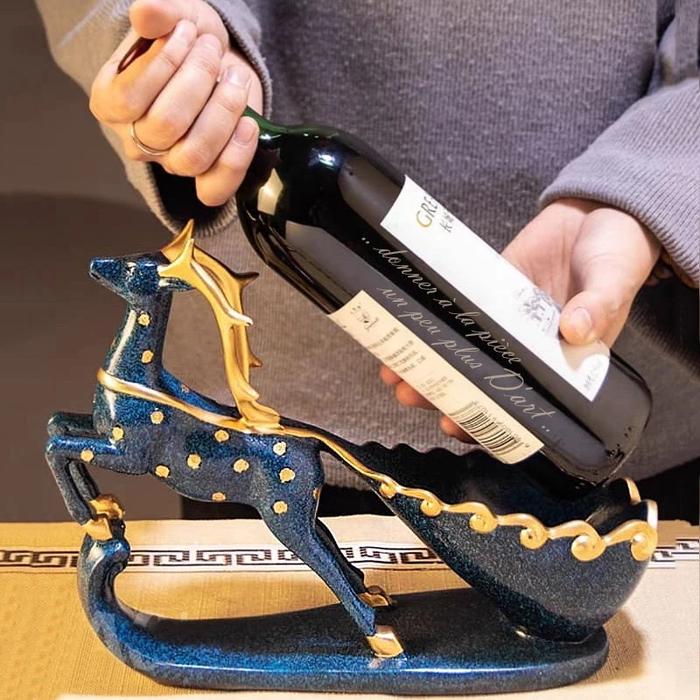 Jual Rak Botol Anggur Patung Pajangan Meja Hiasan Meja Kantor Dekorasi ...