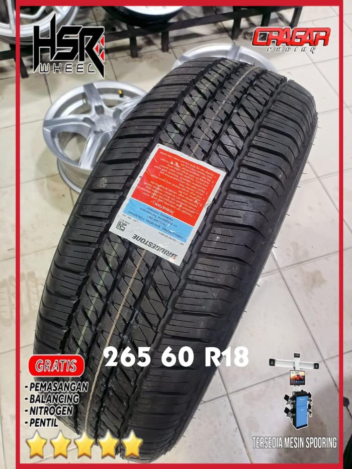 Jual Ban Mobil Pajero Fortuner Ukuran 265 60 R18 Merk Bridgestone ...