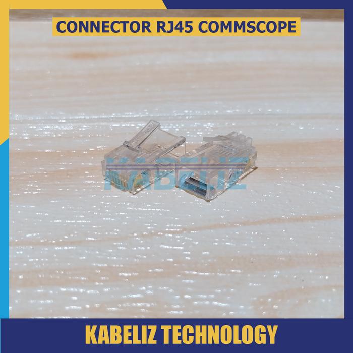 Jual CONNECTOR RJ45 COMMSCOPE / KONEKTOR RJ45 COMSCOPE CONECTOR ...