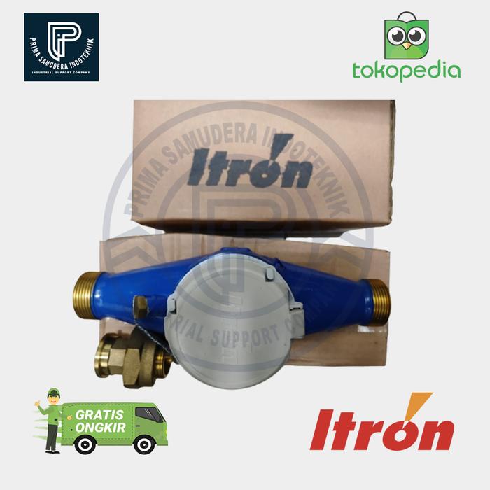 Jual WATER METER ITRON 1 INCH / METERAN AIR ITRON DN25 + INCLUDE TERA ...