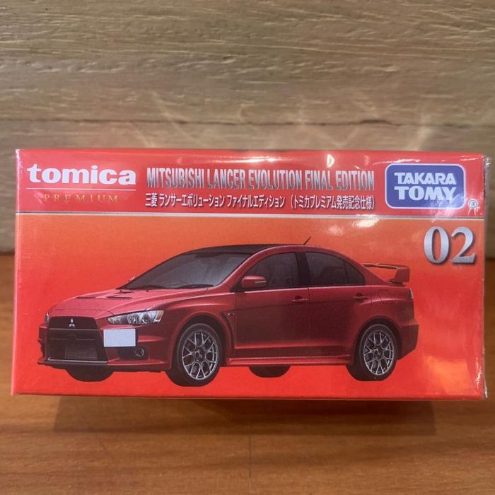 Jual TAKARA TOMY TOMICA PREMIUM 02 MITSUBISHI LANCER EVO RED TAKARATOMY ...