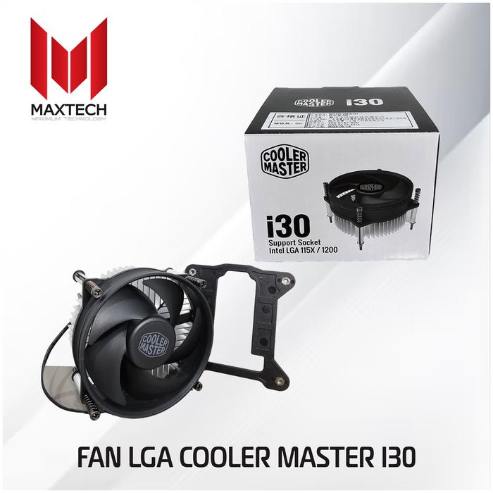 Jual Fan Prosesor Cooler Master i30 Intel LGA 115X - Kota Medan ...