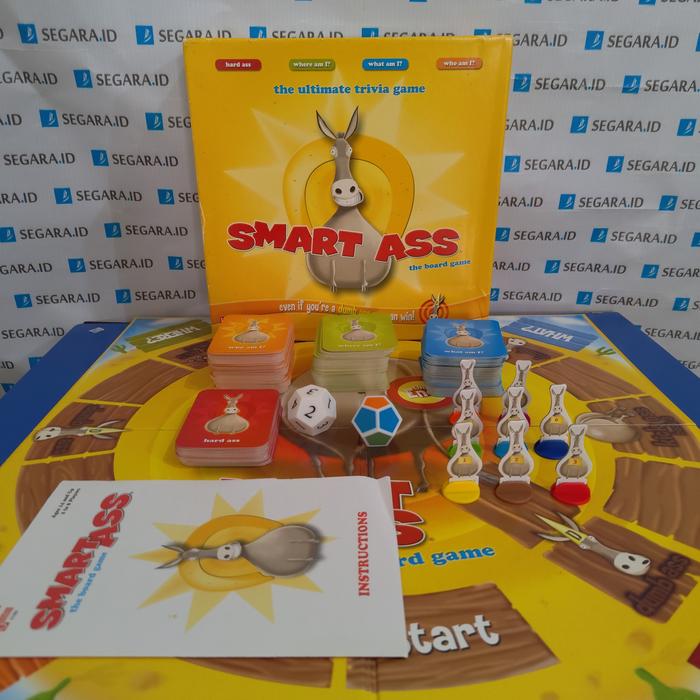Jual Board Game - Smart Ass The Ultimate Trivia Games by University ...