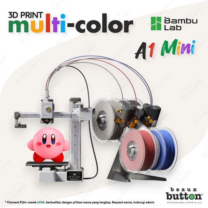 Jual CETAK 3D PRINT MULTI COLOR 4 WARNA - BAMBULAB BAMBU LAB A1 MINI ...