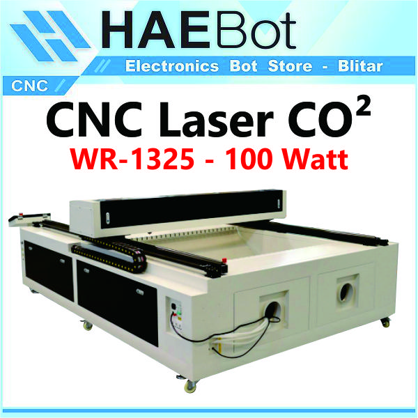 Jual [HAEBOT] CNC Laser Cutting CO2 1325 130x250 100W 100 Watt Ruida ...