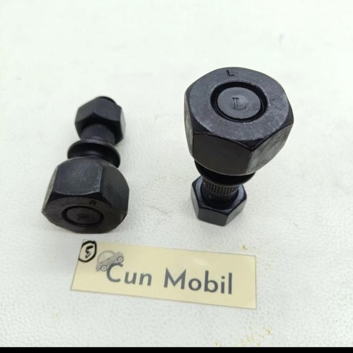 Jual Baut roda Canter PS110, PS125, PS136 roda depan ban dobel kanan ...