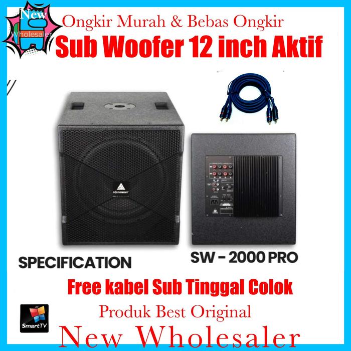 Jual Speaker Subwoofer 12 inch Soundbest Sw2000 pro Sub Aktif Bass Original - Jakarta Barat ...