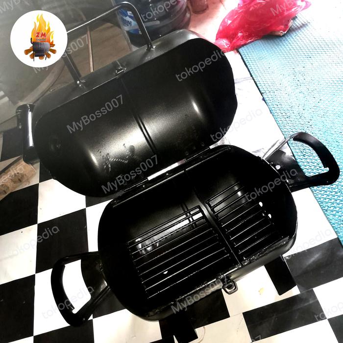 Jual Smoker Smoked Grill Mini Alat Pengasapan Panggangan Seii Smoke ...