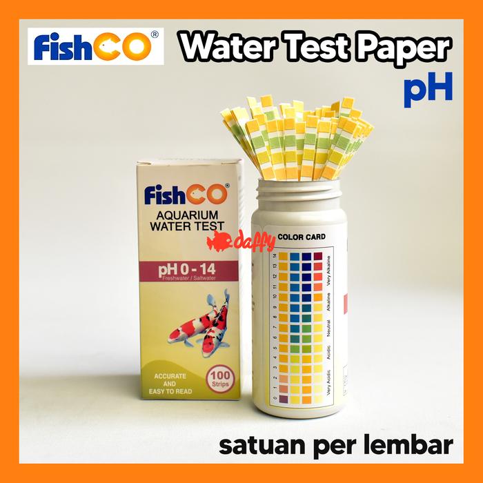 Jual FishCo pH Tester SATUAN : alat tes pH air akuarium kolam PDAM ...