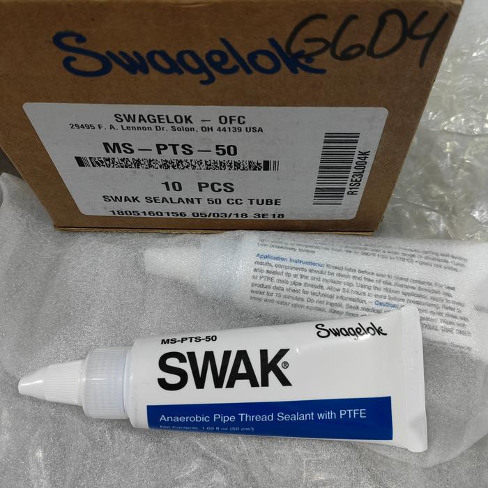 Jual SWAK Thread Sealant Tube 50cm3 MS-PTS-50 SWAGELOK - Kota Batam ...