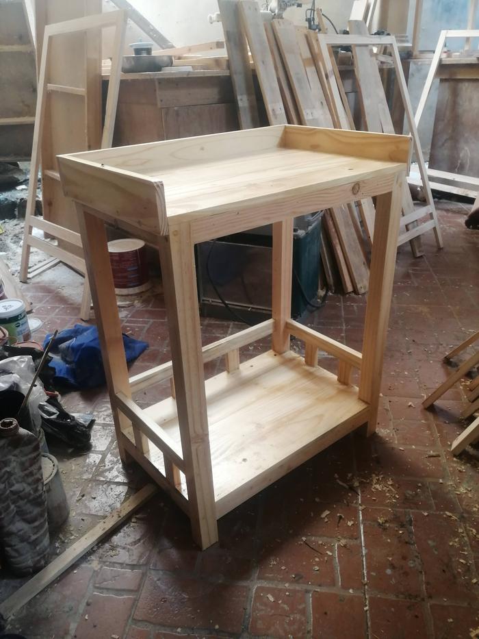 Jual Meja Dudukan Dispenser Dudukan Oven Kulkas Mini Kompor Jati ...