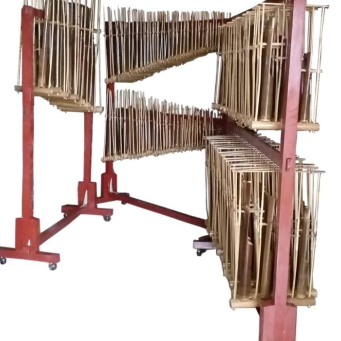 Jual Angklung Bambu Hitam/bambu wulung 114 Nada unit besar khusus ...