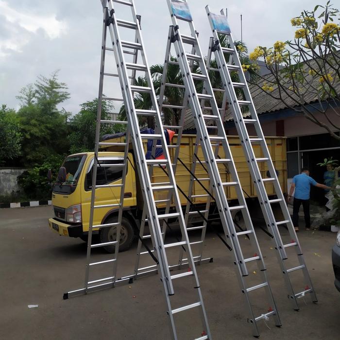 Jual Tangga Alumunium Extension 9 Meter, Lipat Multipurpose Dalton ML ...