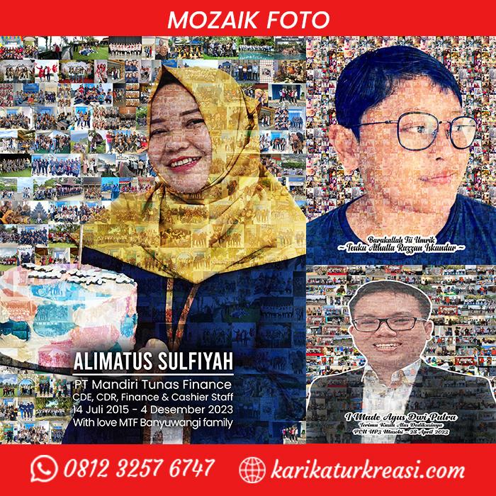 Jual DESAIN MOZAIK FOTO | Kado Farewell | Birthday | Wedding ...