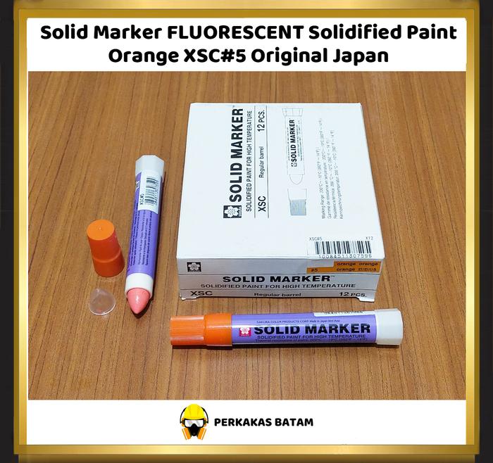 Jual Solid Marker Fluorescent Solidified Paint Spidol Penanda Besi ...