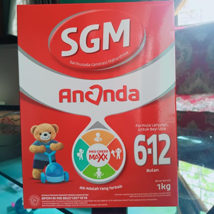Jual SGM ANANDA 6-12 BULAN 1KG 1000 GRAM PRESINUTRI SUSU FORMULA ...