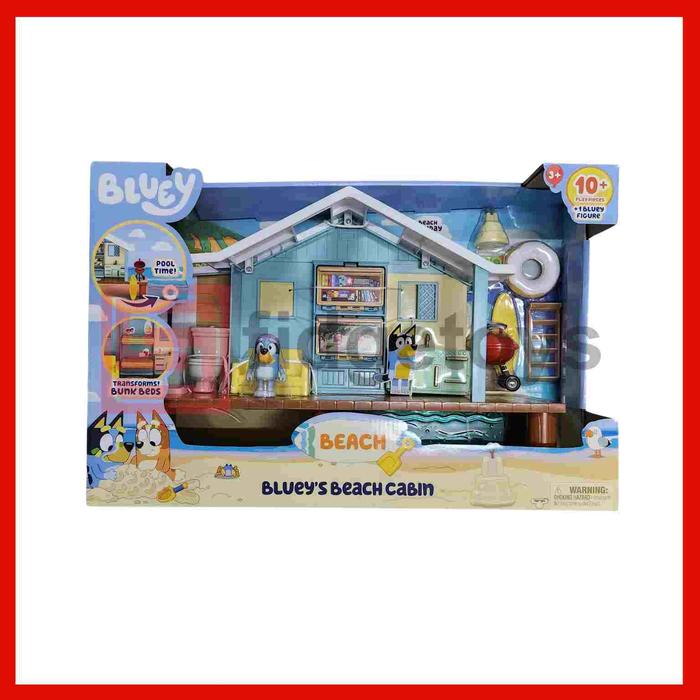 Jual Bluey Beach Cabin Playset with Exclusive Figure with Goggles ...
