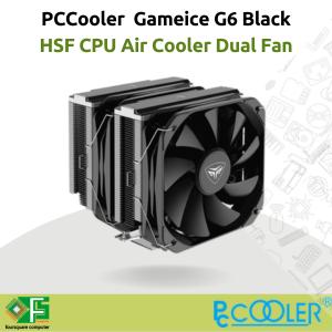 Jual CPU Cooler PCCooler GAMEICE G6 Black HSF CPU Air Tower Dual Fan ...