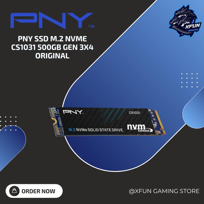 Jual PNY SSD M.2 NVME CS1031 500GB GEN 3X4 ORIGINAL - Kota Samarinda ...