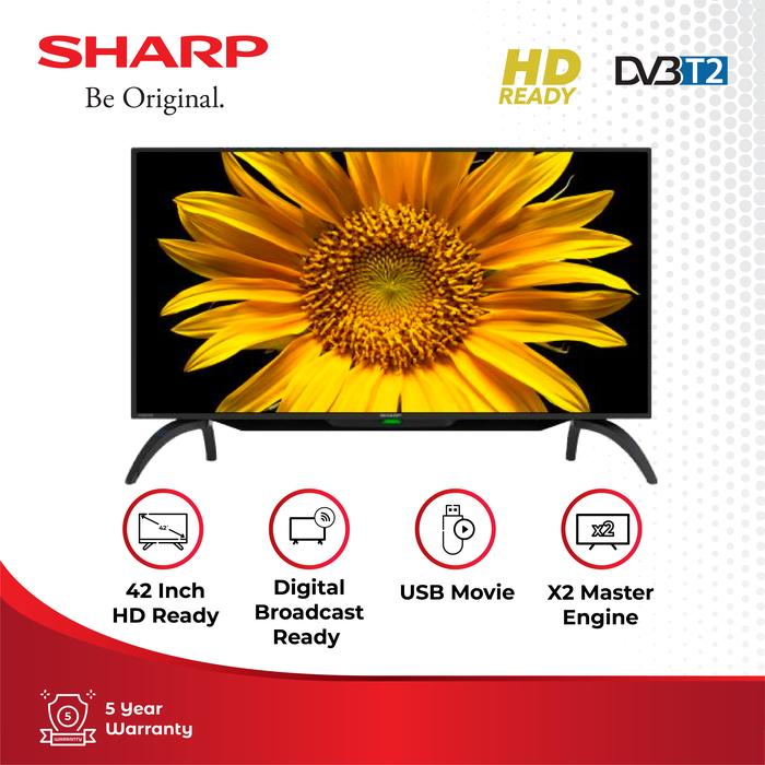 Promo Sharp LED TV AQUOS LED 2T-C42DD1i Black 42 inch Cicil 0% 3x ...