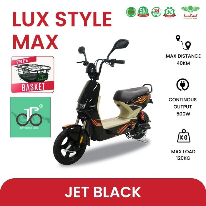 Jual Sepeda Listrik Sunrace Luxstyle Max terbaru (Lux Style Max) - Kab ...