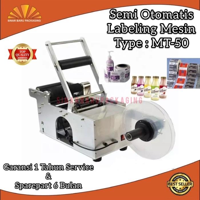 Jual Mesin Labeling Stiker Label Botol Bulat MT-50 Semiotomatis - Kota ...