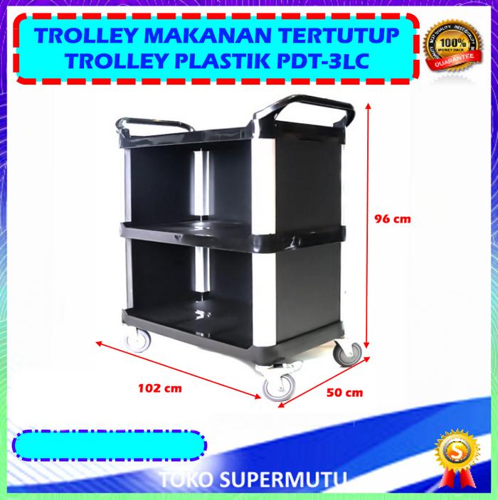 Jual Trolley Makanan Tertutup PDT-3LC Trolley Plastik - Jakarta Barat ...