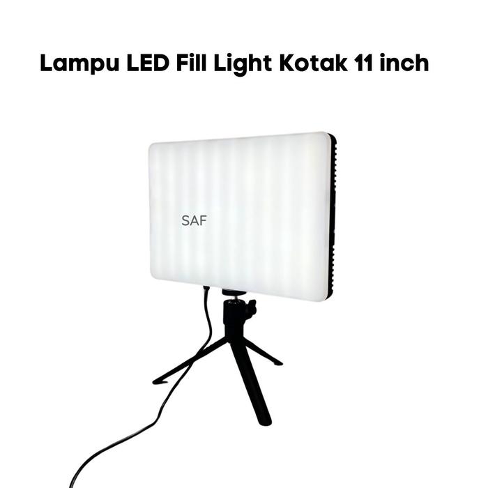 Jual Lampu Led Fill Light Kotak 11 Inch Videografi Atau Livestream Saf ...