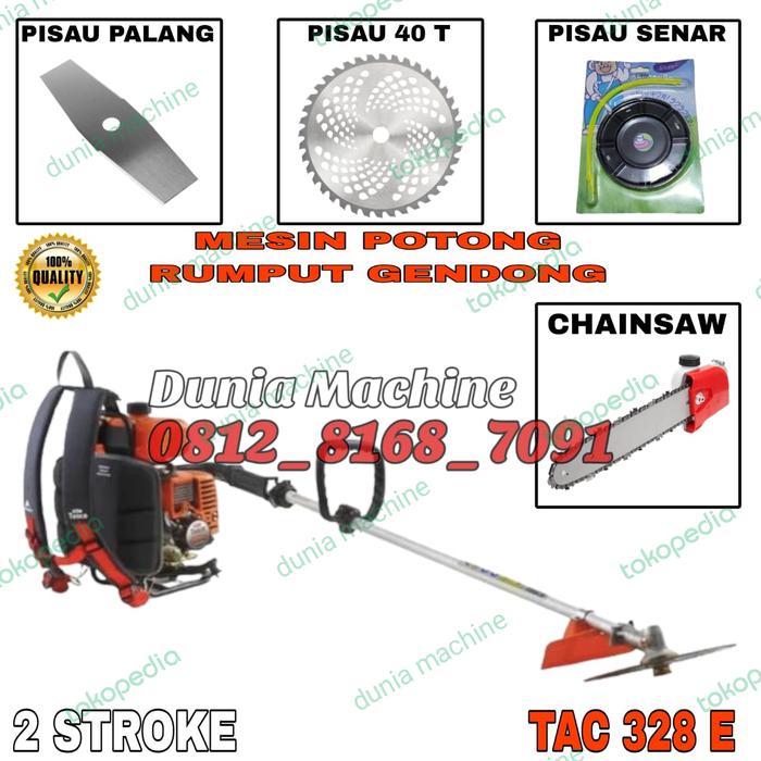 Jual MESIN POTONG RUMPUT DAN POTONG KAYU 2 TAK TASCO 328 E KOMPLIT 4 IN ...