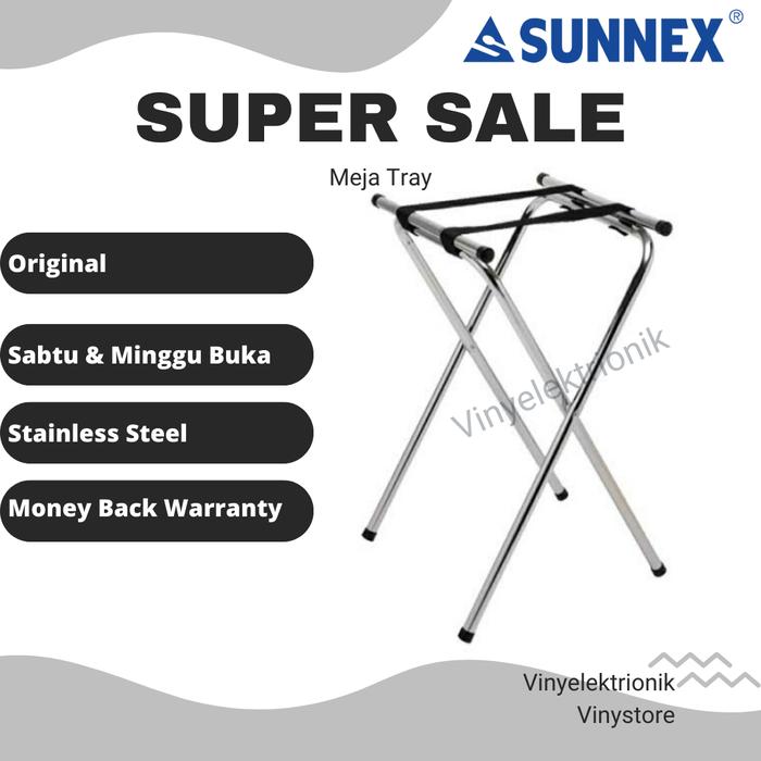 Jual Tray Stand - Jack Nampan Sunnex - Meja Kaki Baki Anti Slip M8020TR ...