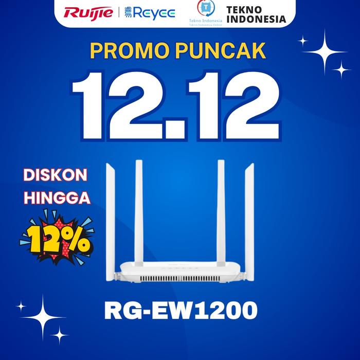 Jual Ruijie Reyee RG EW1200 Dual Band Wireless Mesh WiFi Router 1200M ...
