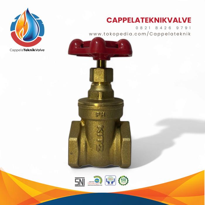 Jual Gate Valve Kitz 3/8" inch kuningan drat 100% original 125WOG - Jakarta Barat - Cappela ...
