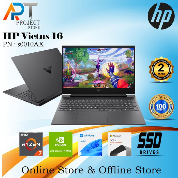 Jual HP Victus 16-s0010AX AMD Ryzen 7 7840H 16GB 1TB SSD W11H+OHS21 ...