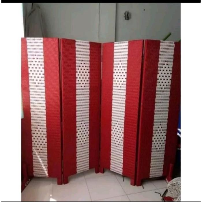 Jual Sketsel Rotan Sintetis Partisi Penyekat Ruangan Pembatas Ruangan ...