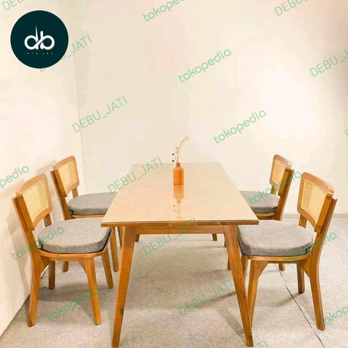 Jual meja makan meja makan set meja makan cafe set meja cafe - Kab ...