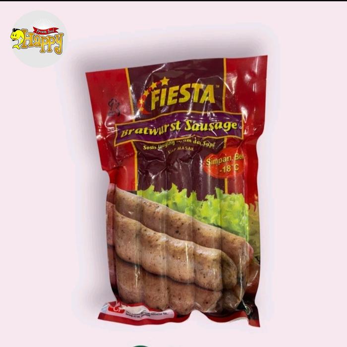Jual Fiesta Sosis Bratwurst Daging Ayam dan Sapi 300 gr - Kota ...