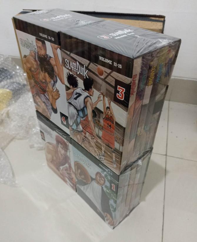 Jual Promo Komik Slam Dunk Box Set 1-4 TAMAT - Limited Elex Media Promo ...