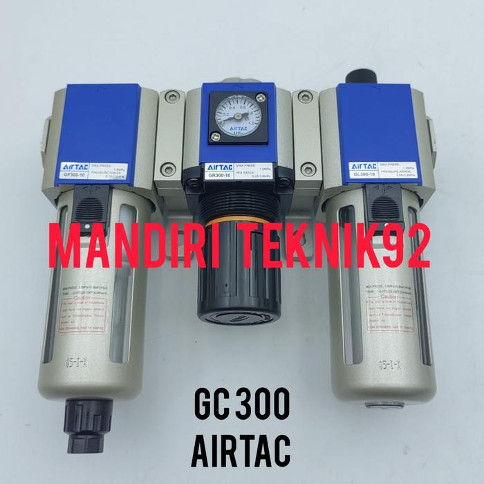 Jual REGULATOR SET LUBRICATOR 3/8" INCH GC300-10 AIRTAC Made in Taiwan - Jakarta Barat - mandiri ...