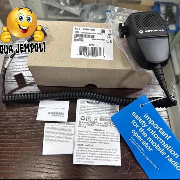 Jual EXTRA MIC HAND MIC MOTOROLA PMMN4090A ORIGINAL - Jakarta Utara ...