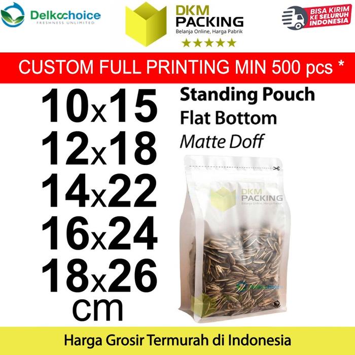 Jual Standing Pouch VARIAN TRANSPARAN Plastik Klip Kemasan DELKOCHOICE ...
